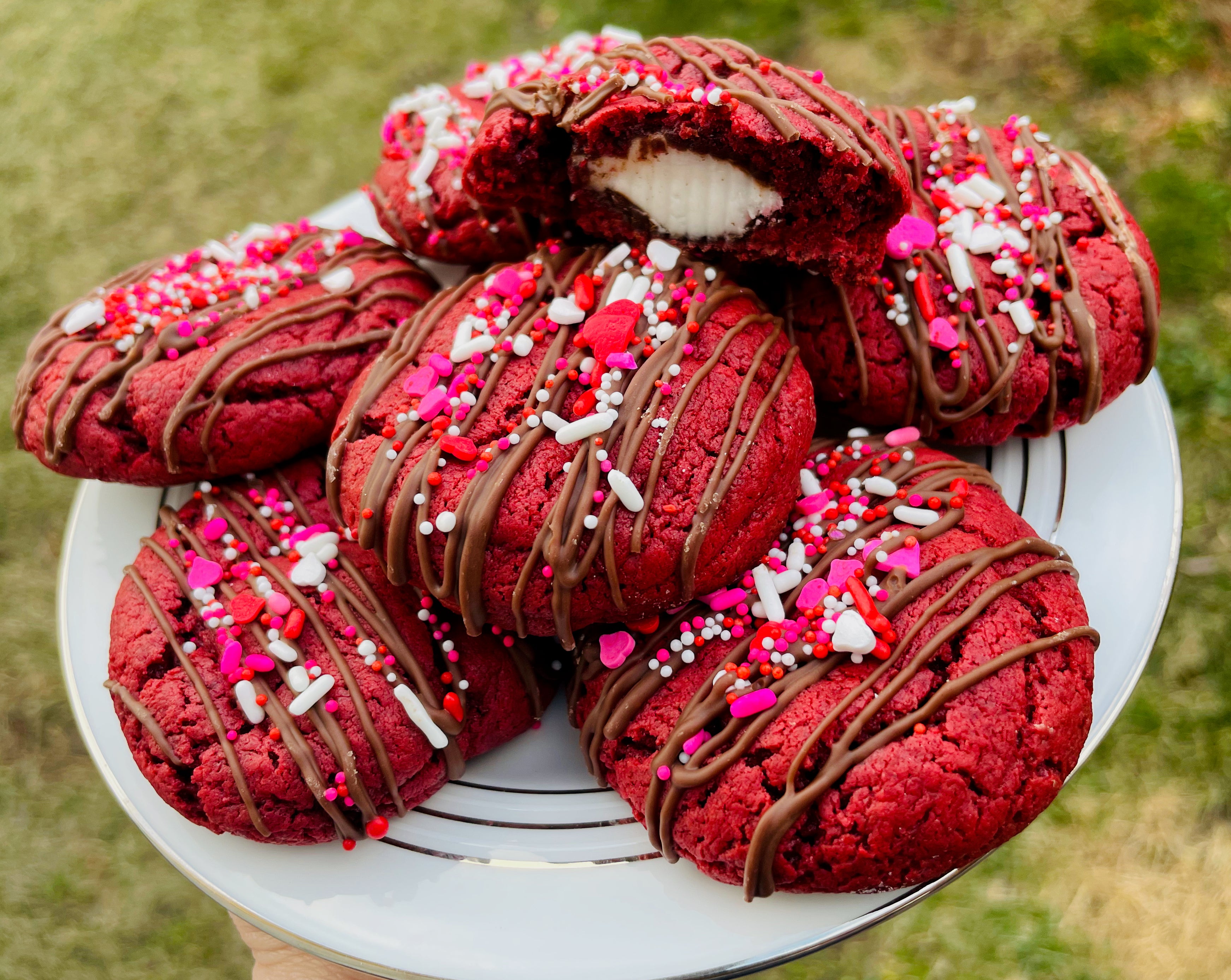 Red Velvet Peppermint Pattie Cookies – Confections by Cori